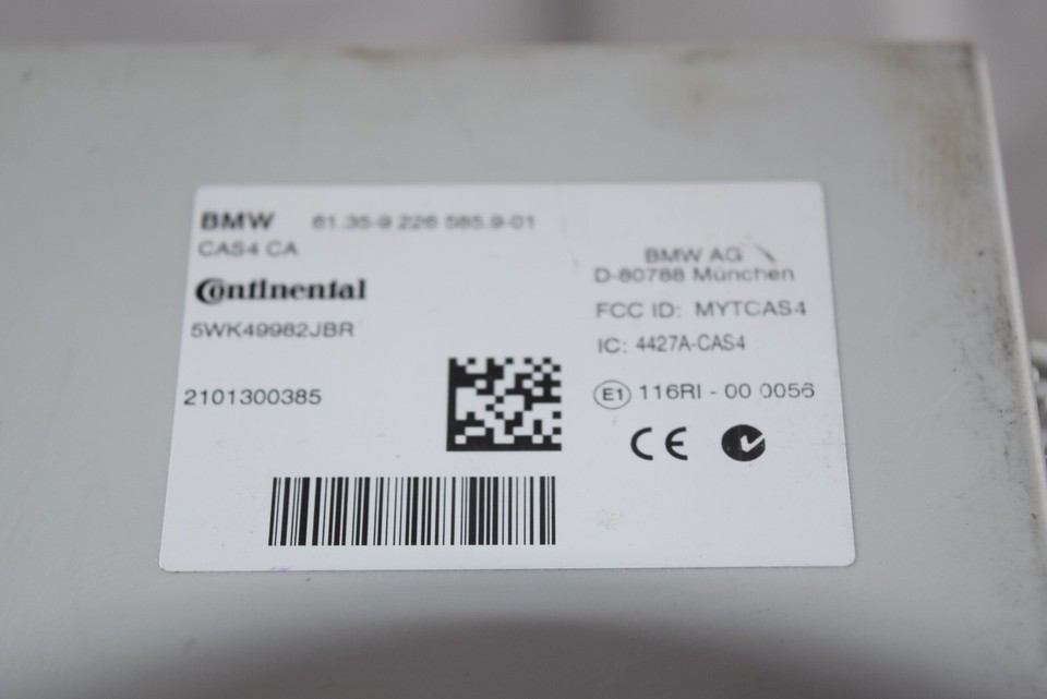 09-13 BMW 550i 750i B7 4.4L ECU ECM DME ENGINE COMPUTER CAS4 MODULE KEY ...