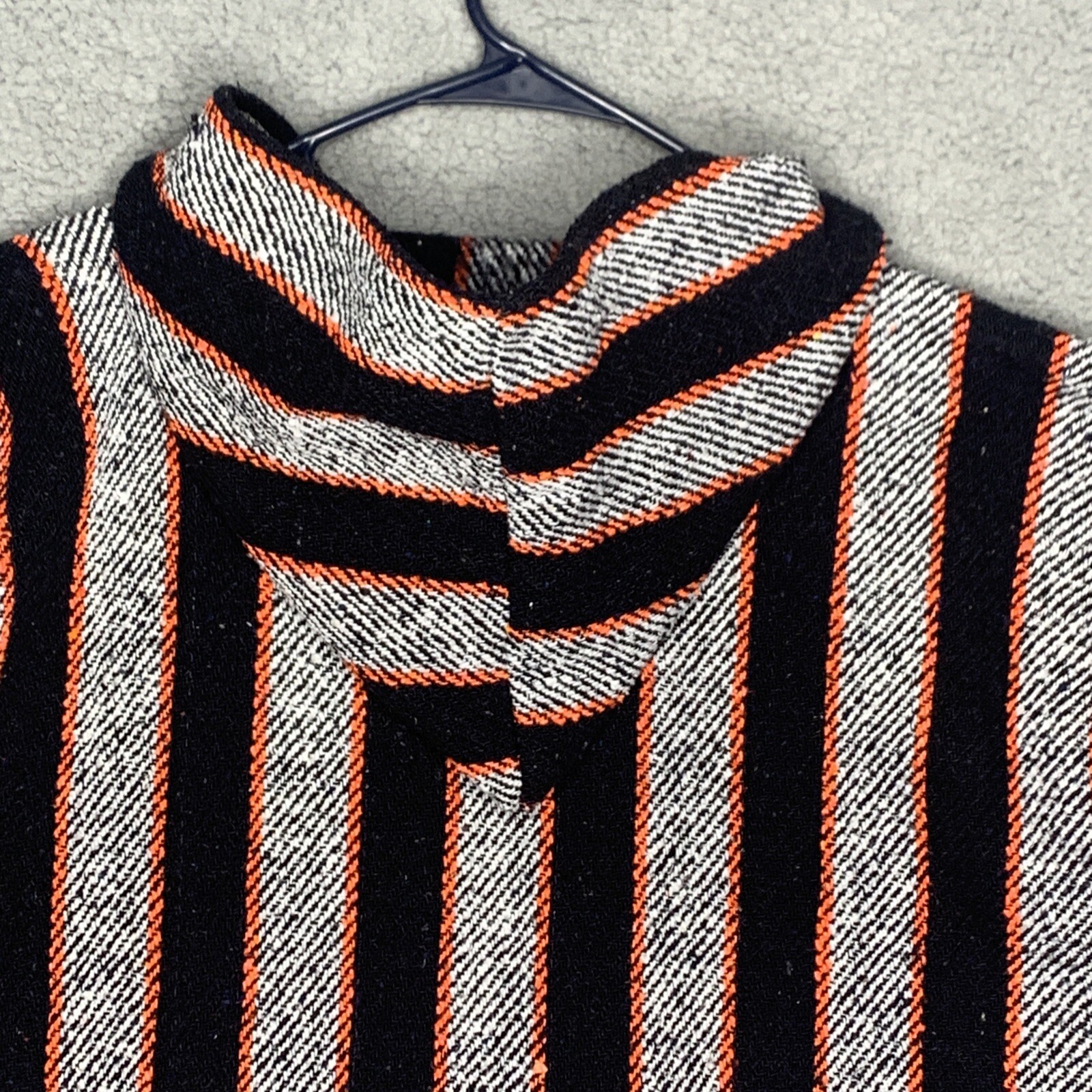 Mexican Poncho Baja Hoodie Surfer Skater Drug Rug Jac… - Gem