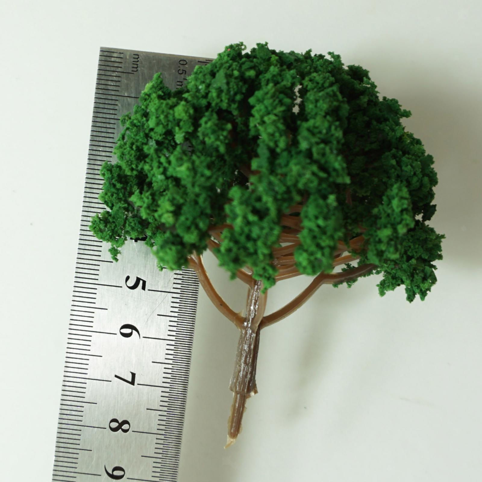 Artificial 20x Trees Scenery Model Tree 1/100 DIY Fairy Garden ...