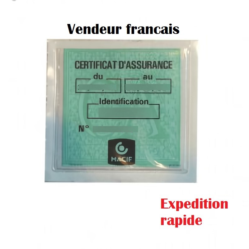 Porte vignette, pochette etiquette assurance, contrôle technique. | eBay UK