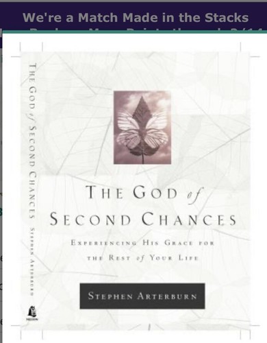 The God of Second Chances Book Experiencing His Grace for Your Life ...