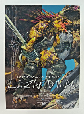 Lizardman #58 - Soul Calibur II card (2002 Namco, Japan) Character ...