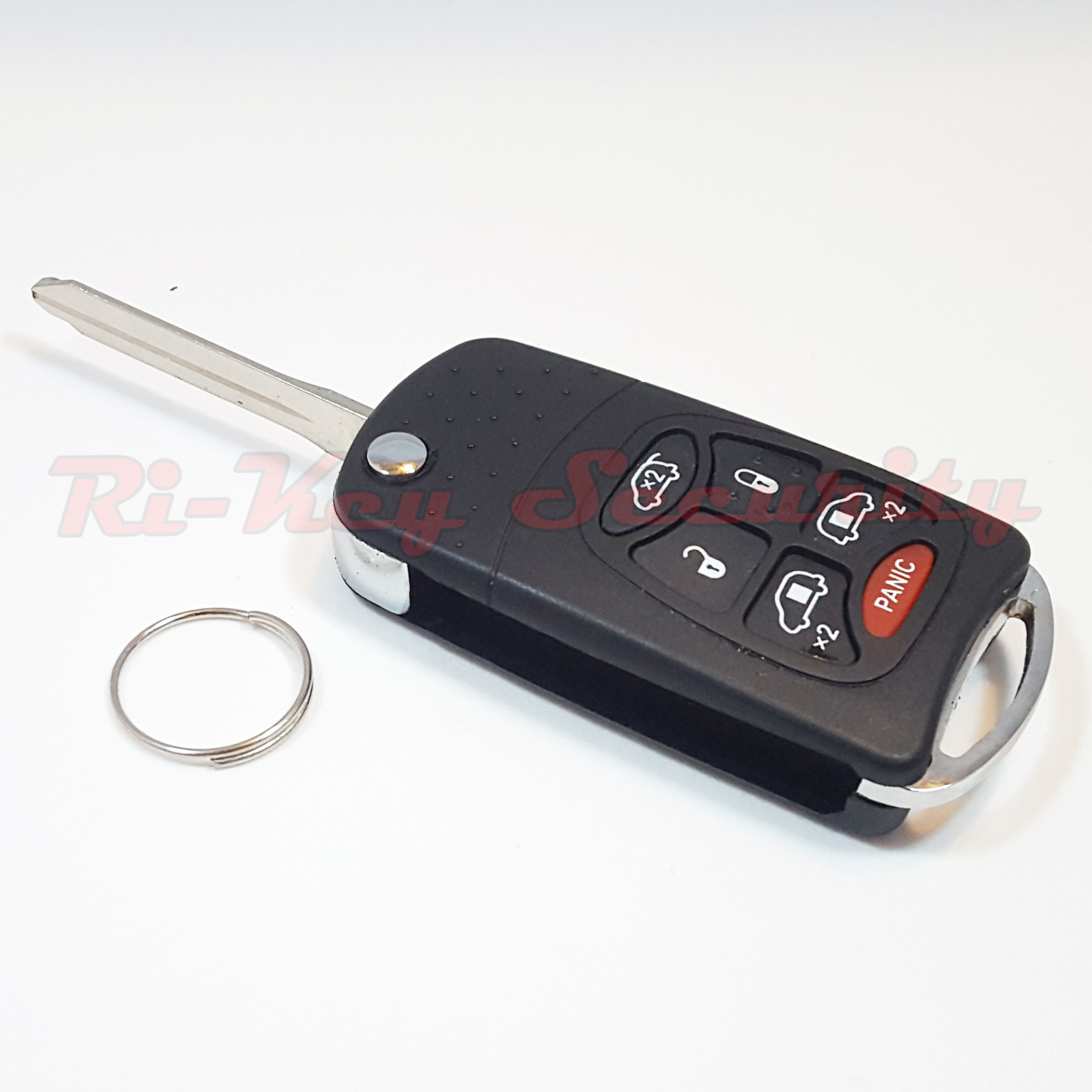 New Flip Key Modified Case Shell For Chrysler Dodge Jeep Remote Key 6 ...