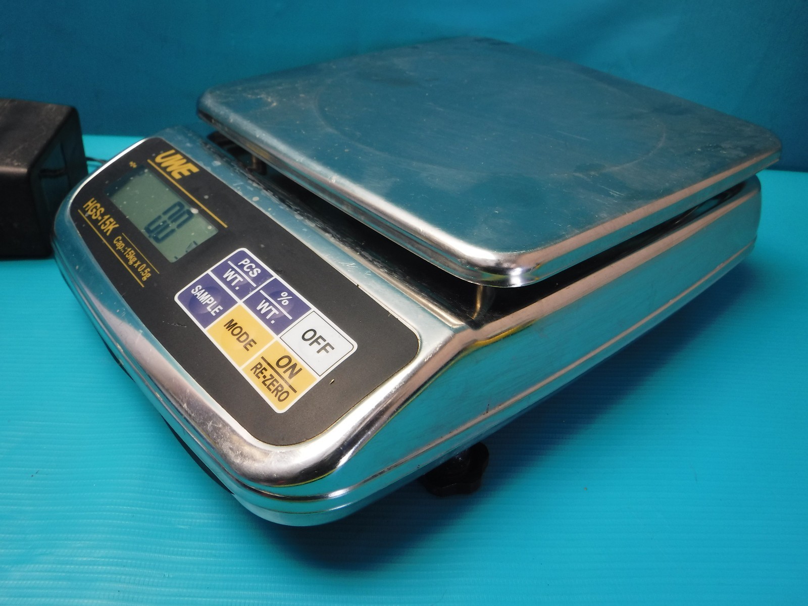 USED STAINLESS STEEL UWE HGS-15K SCALE CAP 15KGX0.5G | eBay