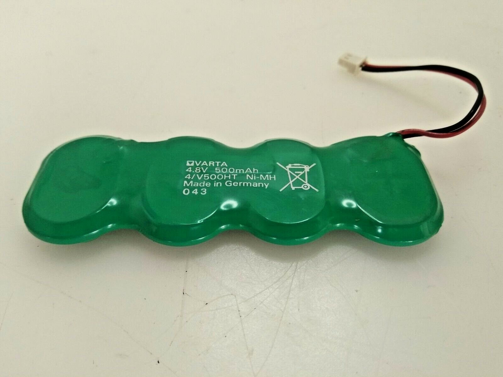 [LOT 2] Varta 4.8V 500mAh 4/V500HT Ni-MH Battery Cell Rechargeable W ...