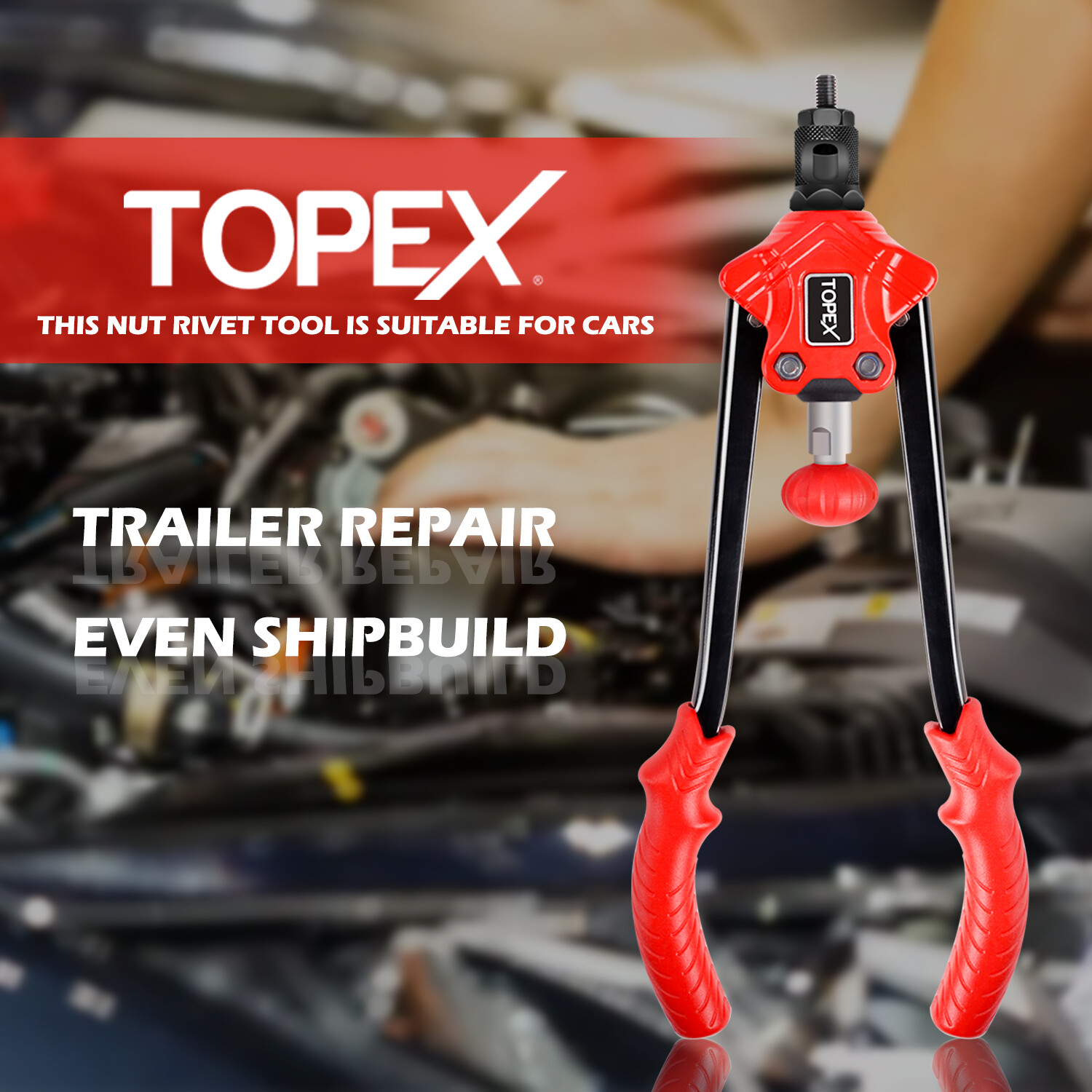 160PCS Heavy Duty Nut Rivet Riveter Rivnut Nutsert Gun Riveting Kit ...