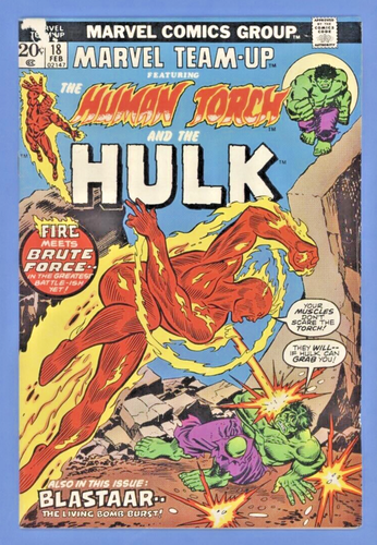 1974 Marvel Team Up Human Torch and the Hulk #18 Marvel Comics | eBay