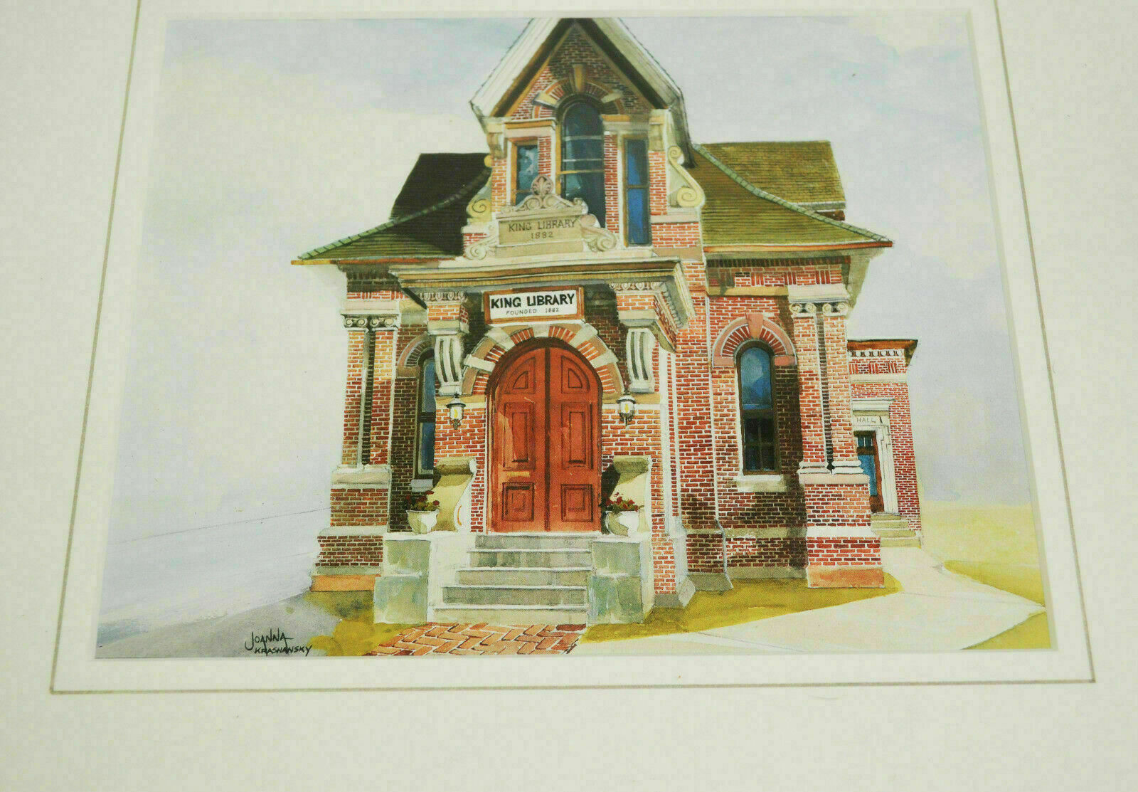 Joanna Krasnansky Prints Colonial Architecture Library Red Lion Inn ...