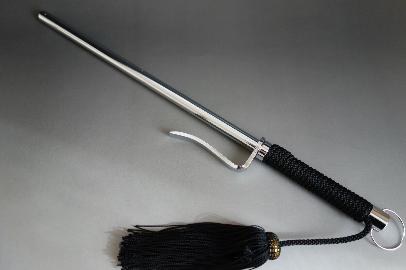 Jutte Jitte Japan traditional weapon Black fusa tufting Edo period ...