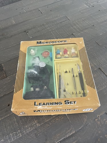 ANTIQUE / VINTAGE EDUCATIONAL ELITE MICROSCOPE SET DC7 | eBay