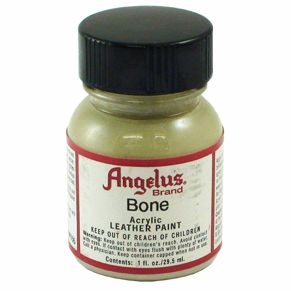 (2 Bottles) of Angelus Acrylic Shoes Boots Handbags Leather Paint Dye 1 ...