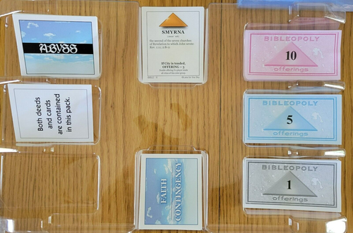 BibleOpoly Family Boardgame Monopoly Style Judeo Christian Religion ...