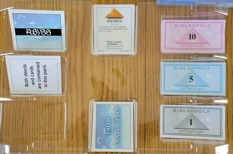 BibleOpoly Family Boardgame Monopoly Style Judeo Christian Religion ...