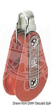 HYE Tufnol block 1 pulley 10x35mm EB | eBay