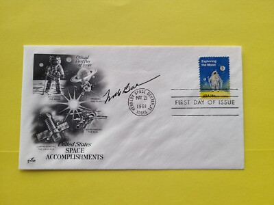 Frank Borman Astronaut, Apollo 8 ,Signed postal FDC,Autographed Rare ...