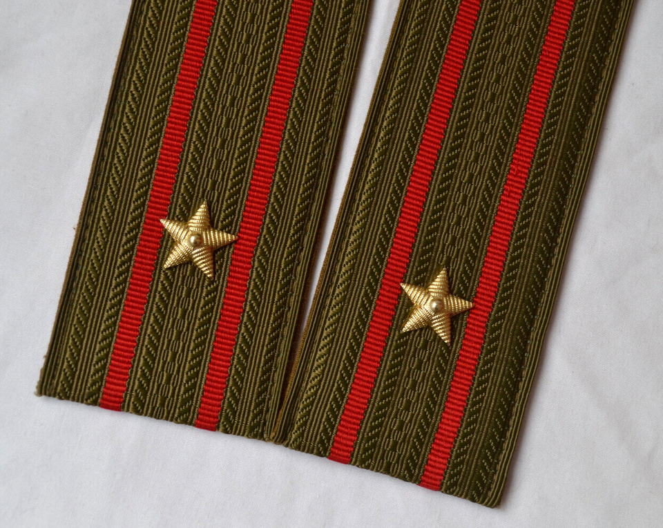 Soviet Tank troops Shoulder Boards Collar Tabs lot USSR Officer ...
