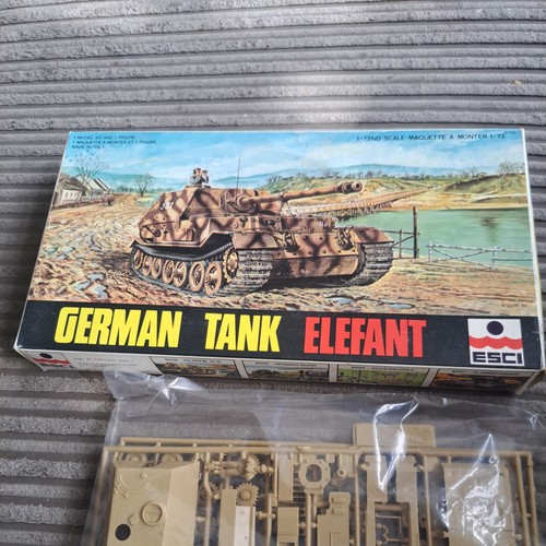 Esci 1-72 model kit German Tank Elefant sealed bags | eBay UK
