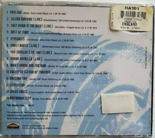 Hawkwind-Silver Machine CD New | eBay