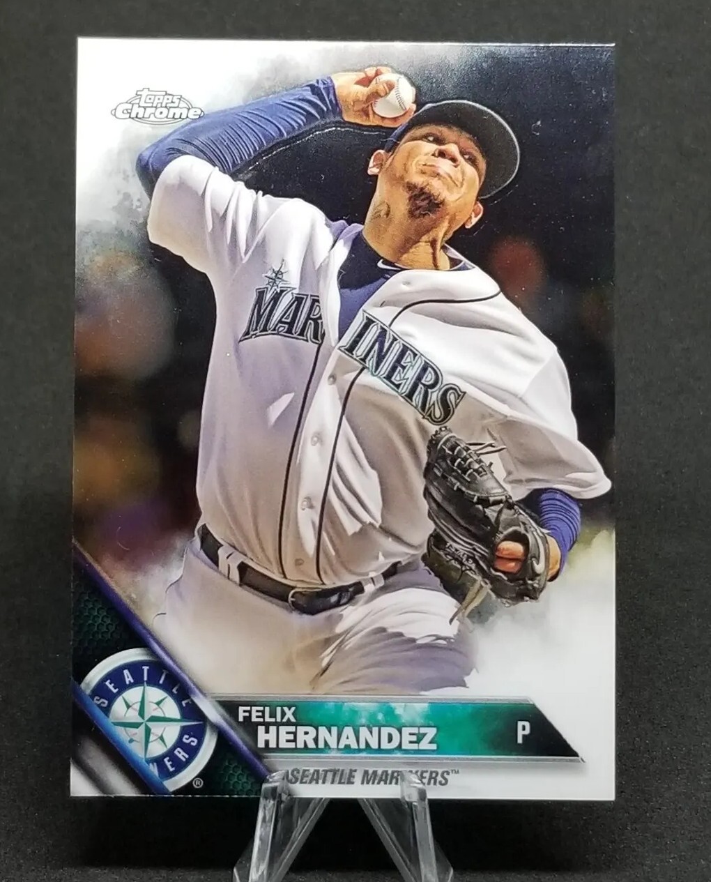 Felix Hernandez 2016 Topps Chrome Seattle Mariners MLB Baseball 192 Sports Card | eBay