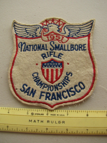 VINTAGE 1951 SAN FRAN NATIONAL SMALLBORE RIFLE CHAMPIONSHIPS LARGE ...