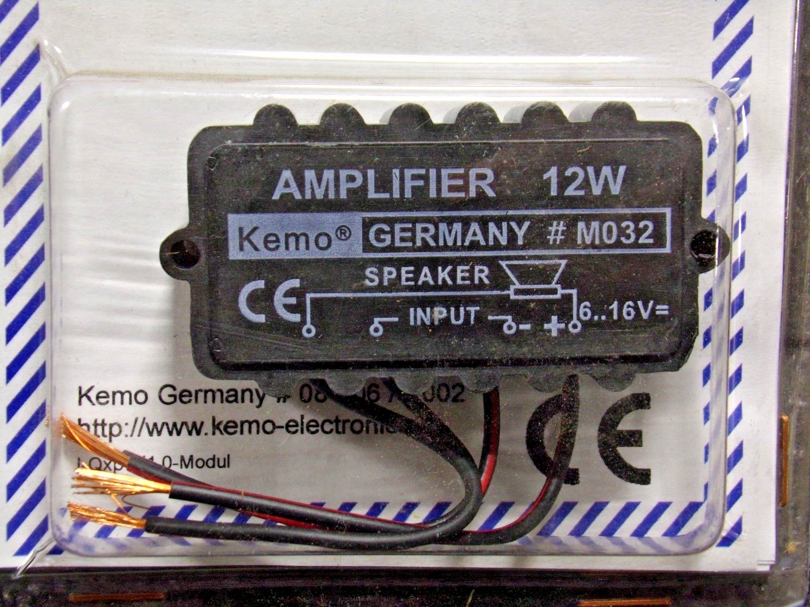 12W Single Channel Audio Amplifier Module KEMO MO32N (RC) | eBay