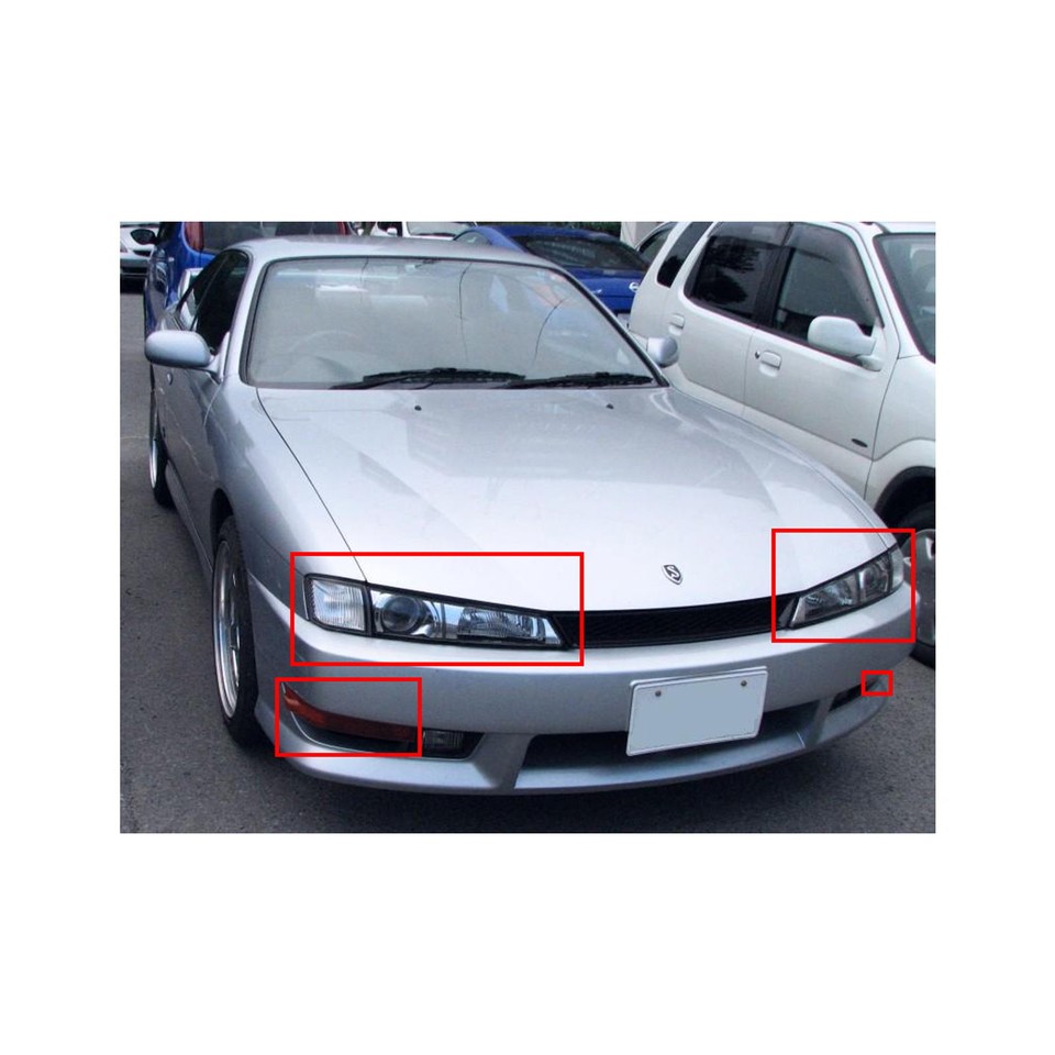 Silvia S14 200SX MK2 97-98 CCFL Projector Feux Avant Phare BK V2 for ...