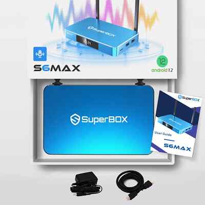 SuperBox S6 Max TV Streaming Box All Channels 8K HD Wonderful featured ...