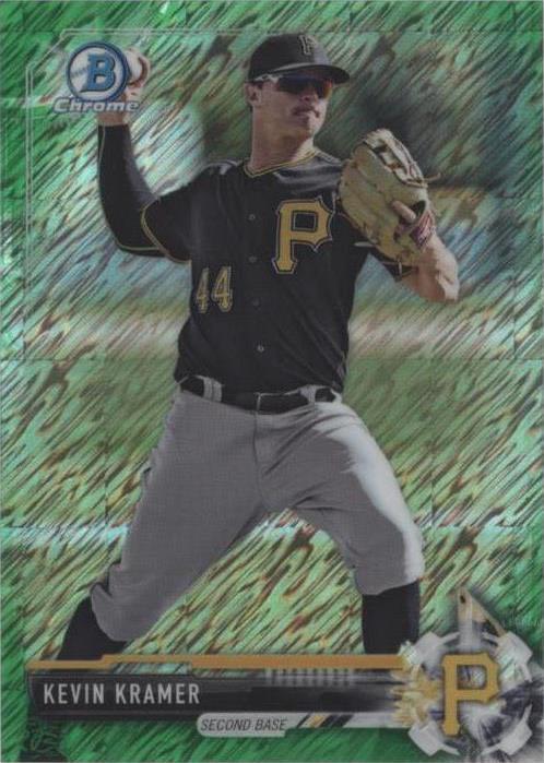 2017 Bowman Chrome - Prospects Kevin Kramer #BCP178 Green Shimmer ...