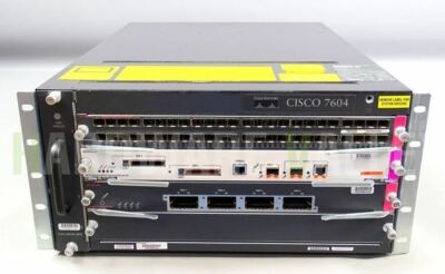 CISCO7604 + FAN + 2x PWR-2700-DC/4 + RSP720-3CXL-GE +WS-X6748-SFP +WS ...