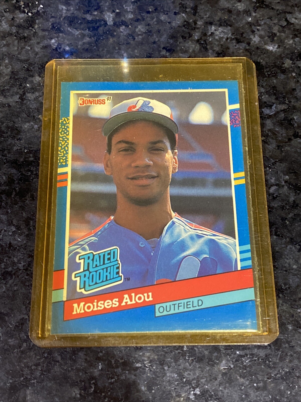 Rare Vintage Mint Condition Moises Alou Rookie RC Card 1991 Donruss #38 ...