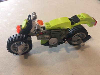 Lego 31018 Creator Highway Cruiser Green Motorcycle Bike 3 in 1 Manual ...