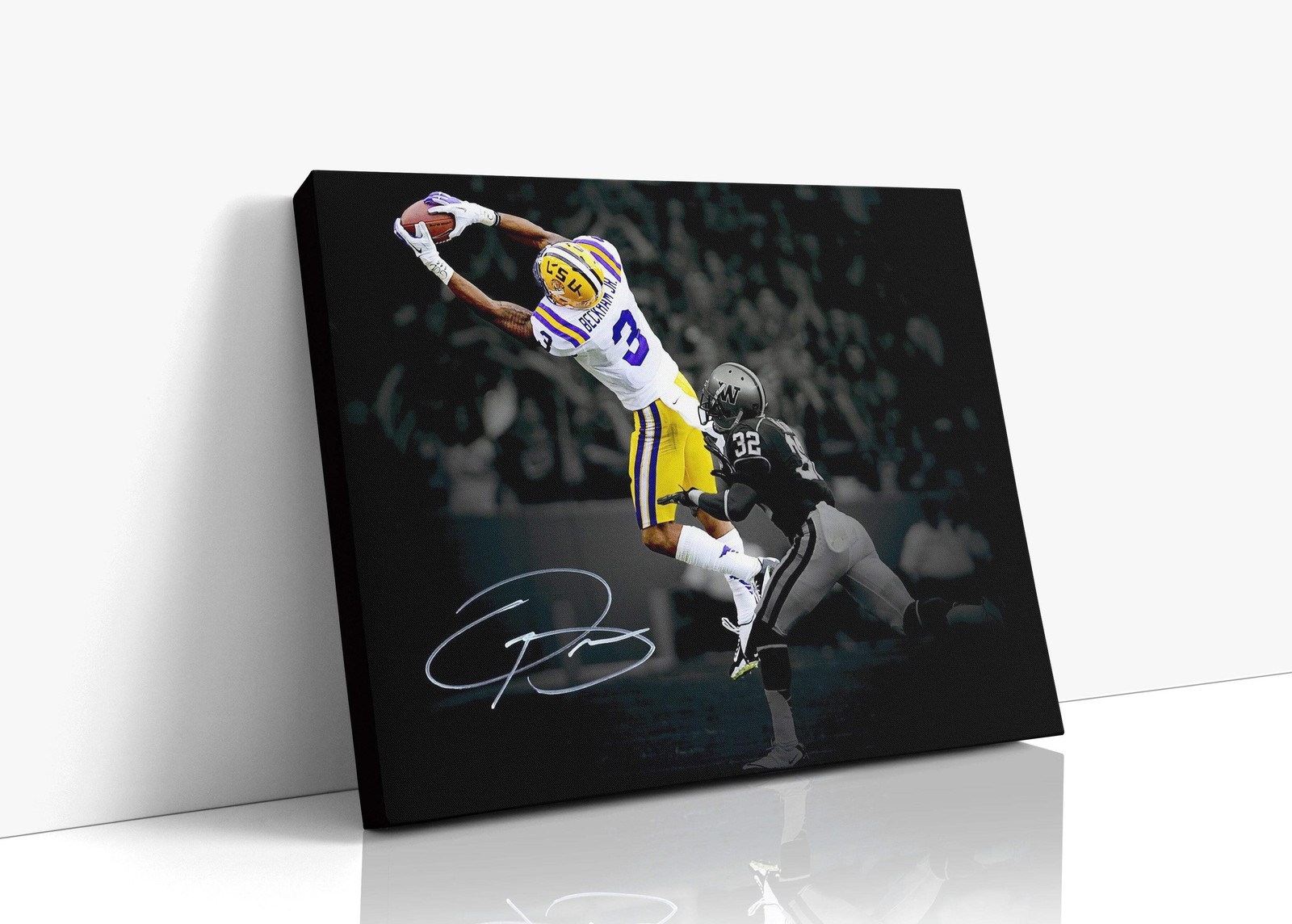 LSU Autograph Canvas - Odell Beckham Jr - One-Hand Wonder | eBay