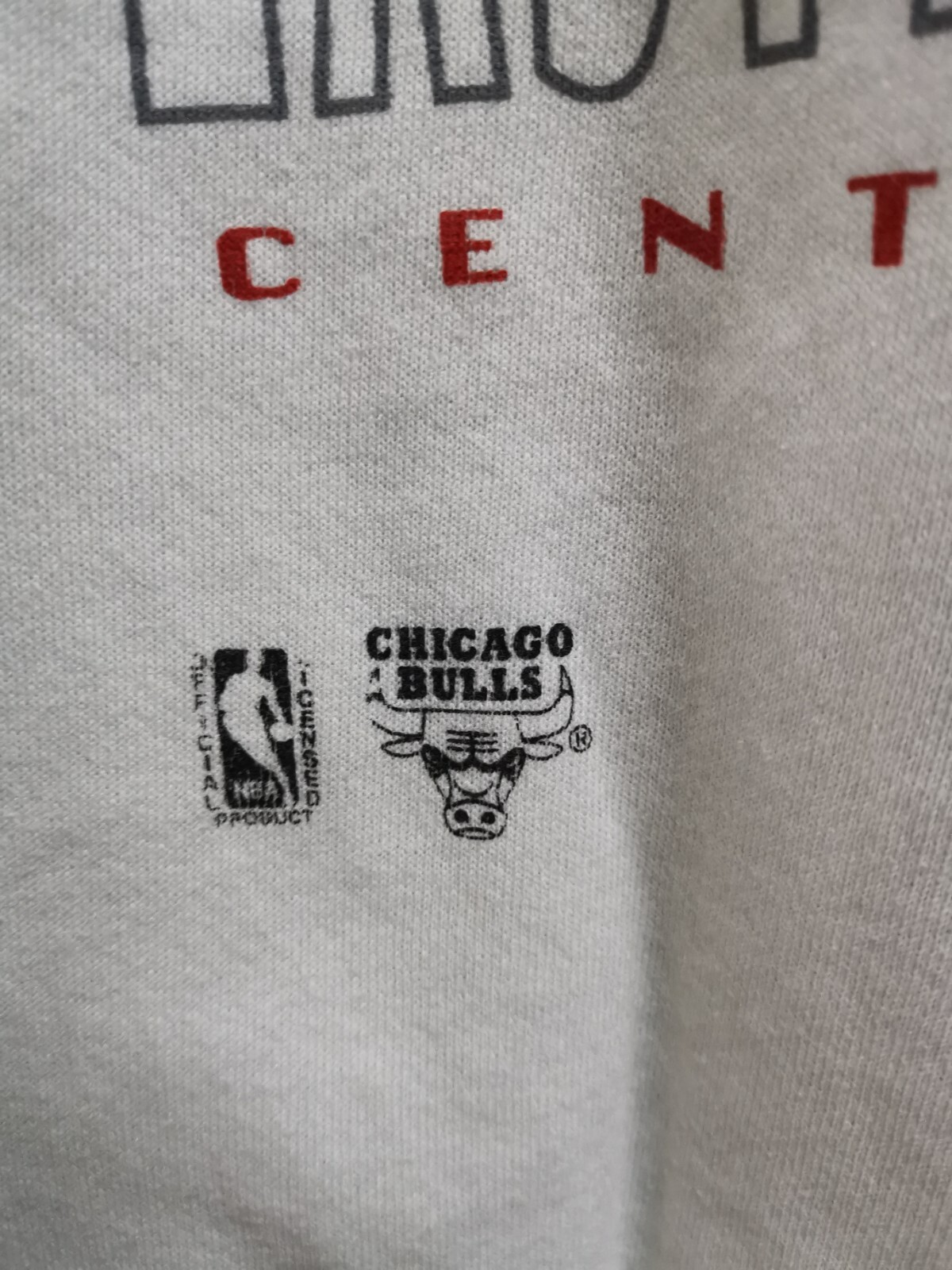 VINTAGE CHICAGO BULLS NBA BASKETBALL TEAM JORDAN JERZEES CREWNECK ...