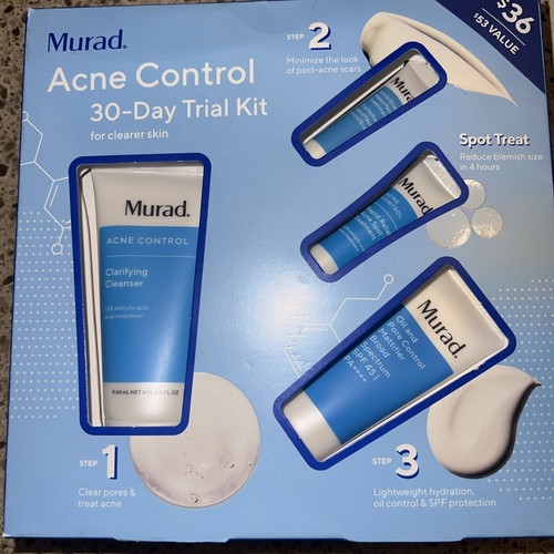 Murad Acne Control 30 Day Trial Kit - EXP 05/2025 Box Damaged ...