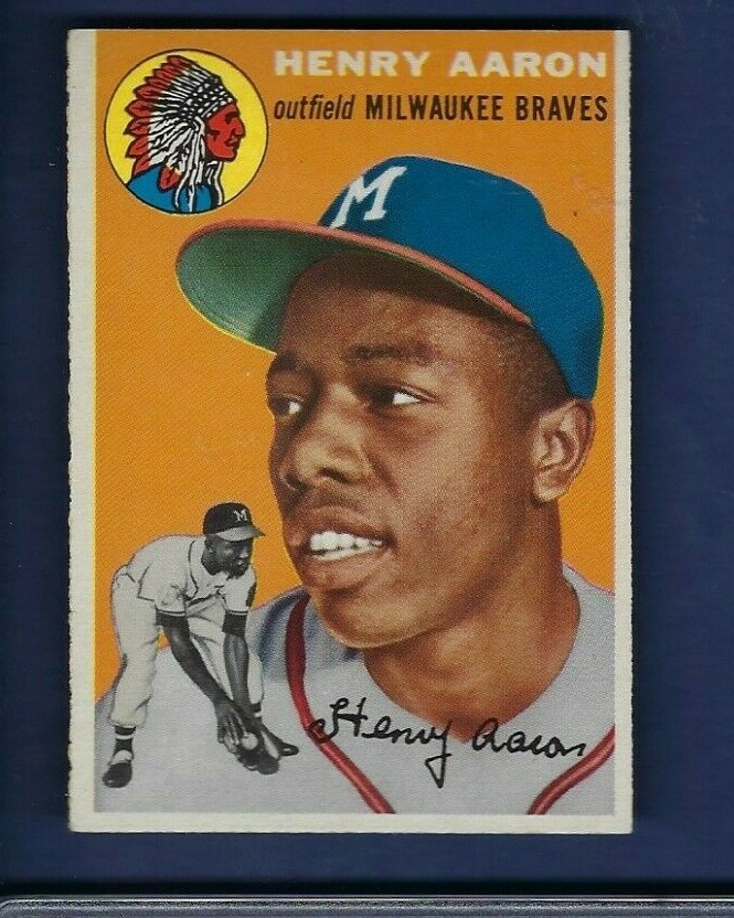 Hank Aaron Rookie Baseballkarte Hank Aaron MVP 1961 Topps