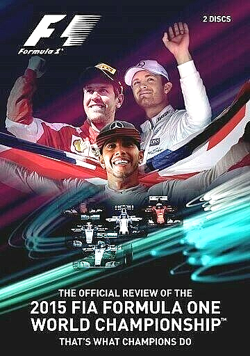 F1 2015 DVD. 2 DISC. LEWIS HAMILTON CHAMP. MERCEDES. 283 MINS. DUKE ...