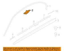 BMW OEM 12-16 328i Exterior-reveal Molding Left 51357258333 for sale ...