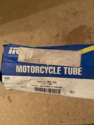 IRC-85 4.00 -16BP Motorcycle Tire Tube NOS | eBay