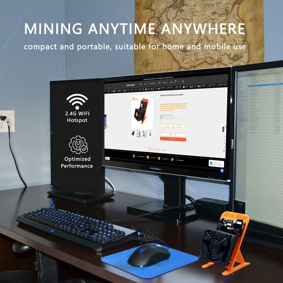 Bitaxe Supra Hex 702 Upgrade Gamma 601 4.2Th/s 2.4g WiFi 90W Bitcoin ...