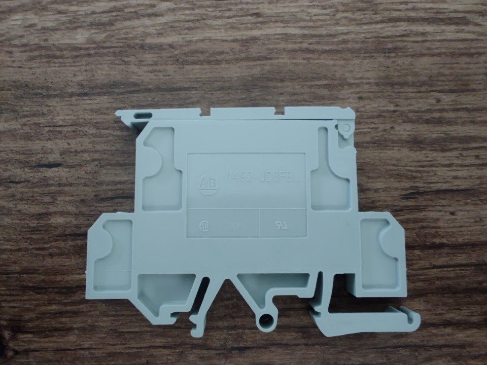 AB 1492-JD3FB/A Terminal Block, 10A Fused, 20A, 300V AC/DC, 2 Level ...