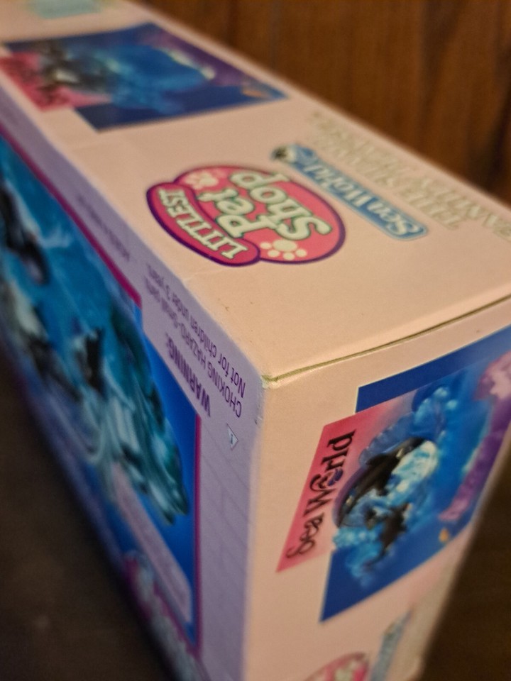 Vintage 1995 Littlest Pet Shop Sea World Shamu Family Playset LPS 60872 ...