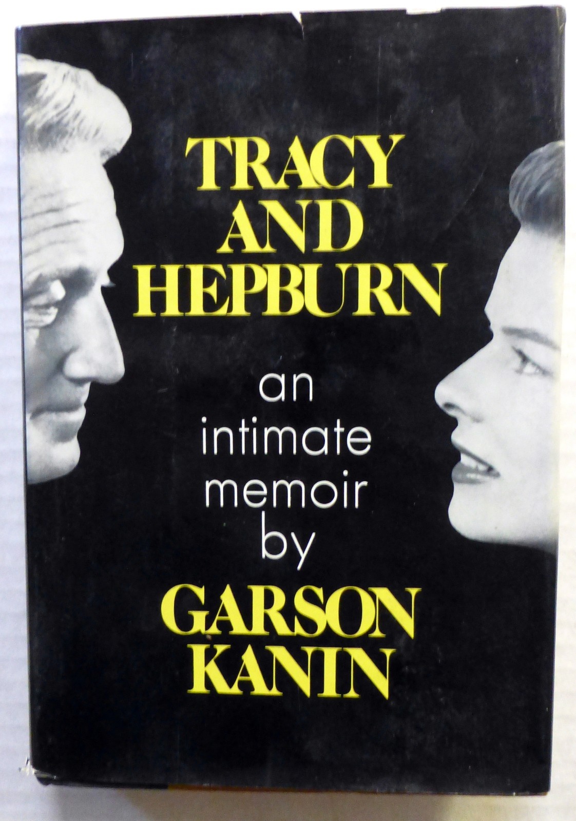 TRACY and HEPBURN an intimate memoir by GARSON KANIN BOOK autographed ...
