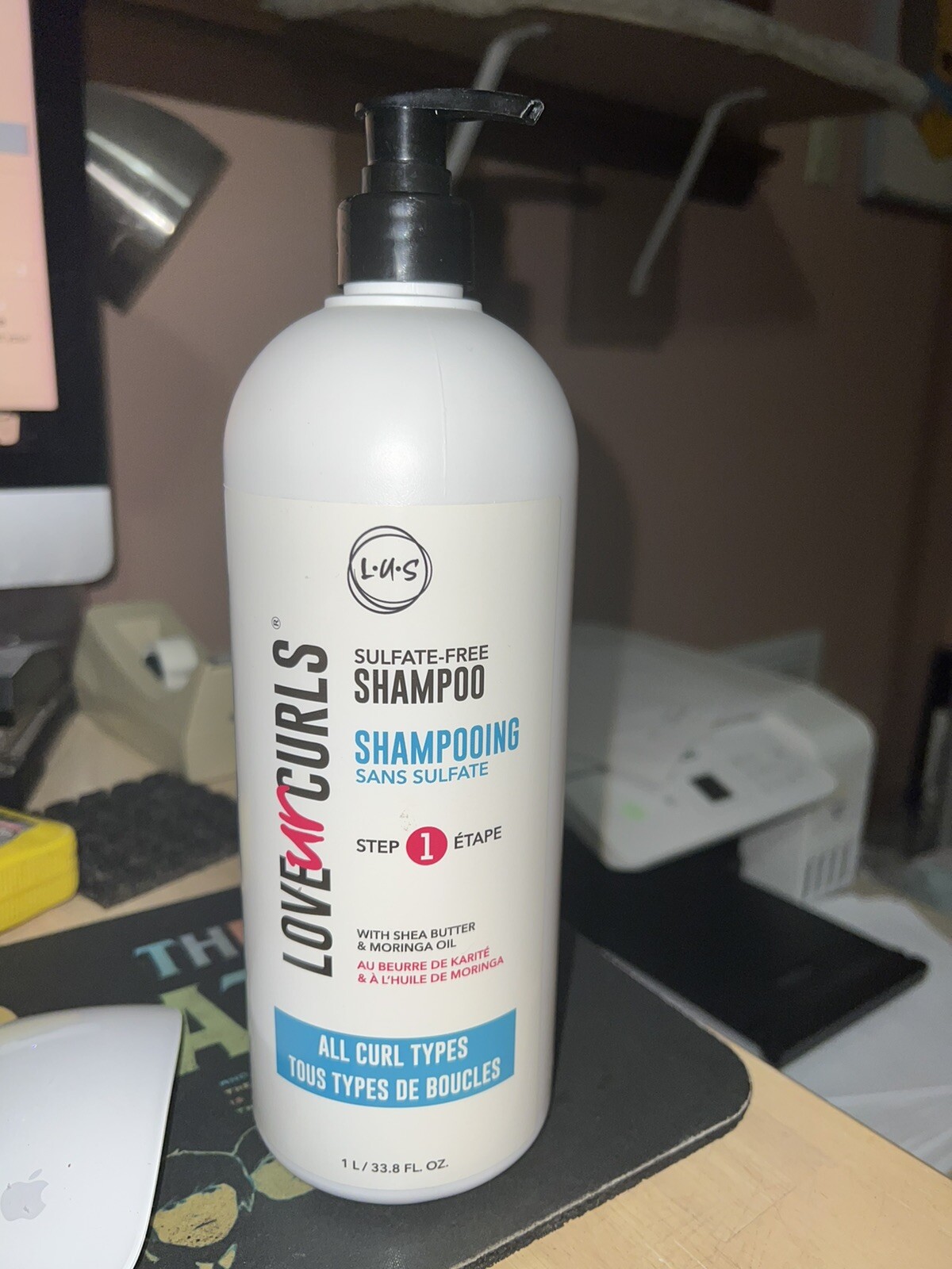 Lus Love ur Curls SHAMPOO Step 1 All Curl Types curly 1 LITER | eBay