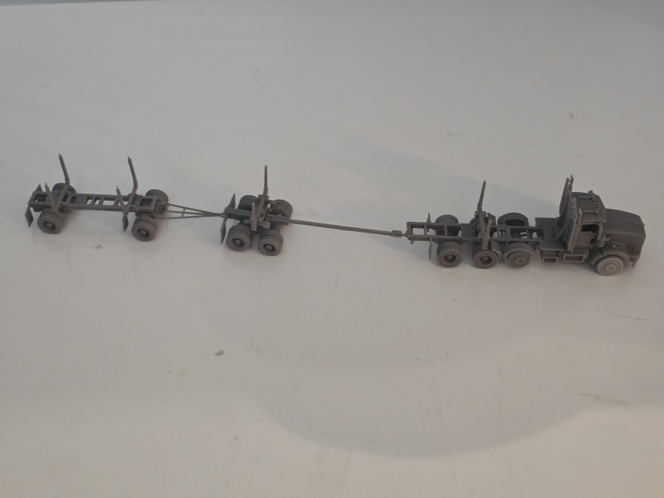 Ho Scale T800 Long Logger Single Drop Super Train Undecorated Kit 3d ...