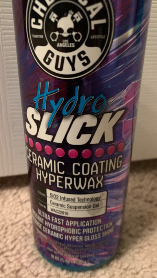 BRAND NEW Chemical Guys WAC22916 HydroSlick Ceramic Coating Hyperwax ...