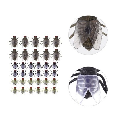 60 Pcs Realistic Insect Toy Fly Animal Toys Fake Body Parts Pranks for ...