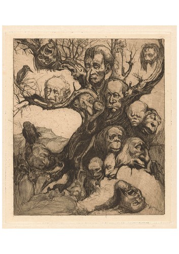 Johannes Josephus Aarts - Tree with Fantastic Heads | eBay