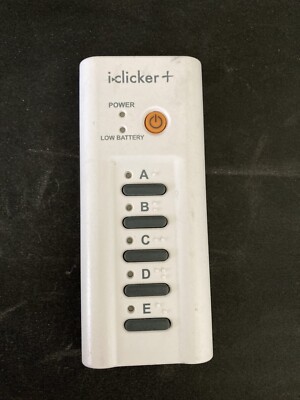 iClicker + Plus Student Response Remote Control Model RLR15 Tested | eBay