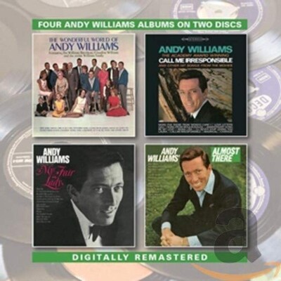 Andy Williams- Four Andy Williams Albums- 2 CD Import - Remastered-NEW ...