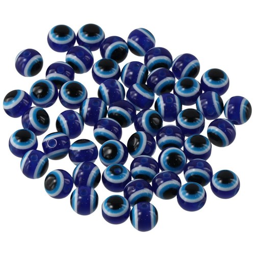 150pcs Resin Eye Shape Beads Round Loose Beads Handicraft Artwork | eBay